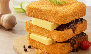 Cheese and Red Bean Paste Sandwich (thickly sliced) - The Garden